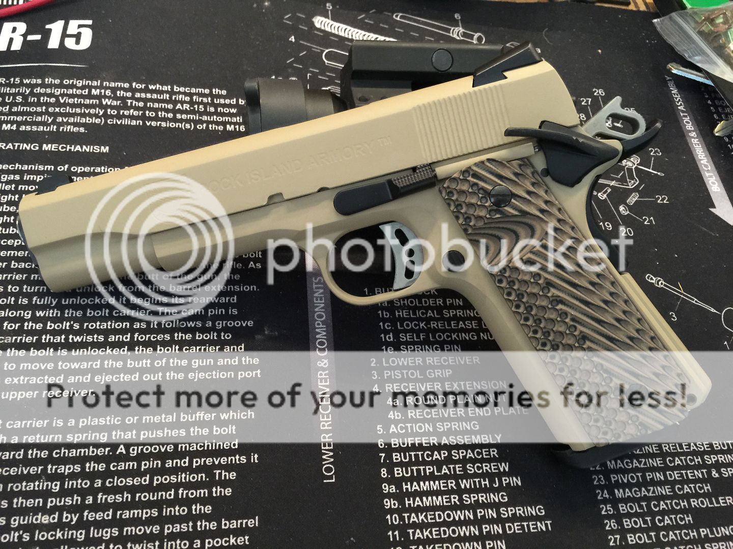 Pics of my RIA .45 with new paint...... - Calguns.net